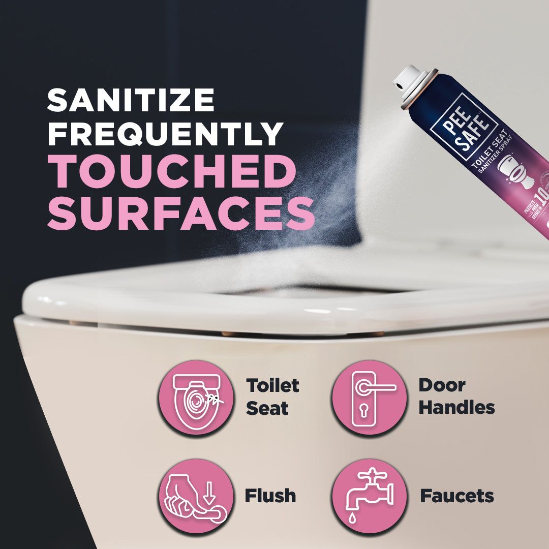 Foxy.in : Buy Pee Safe Toilet Seat Sanitizer Spray - Floral (75ml x 3 ...