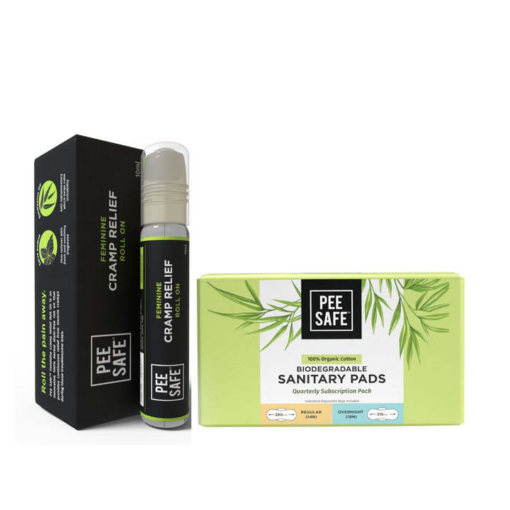 Foxy.in : Buy Pee Safe Cotton Biodegradable Sanitary Pads(Pack of 32 ...