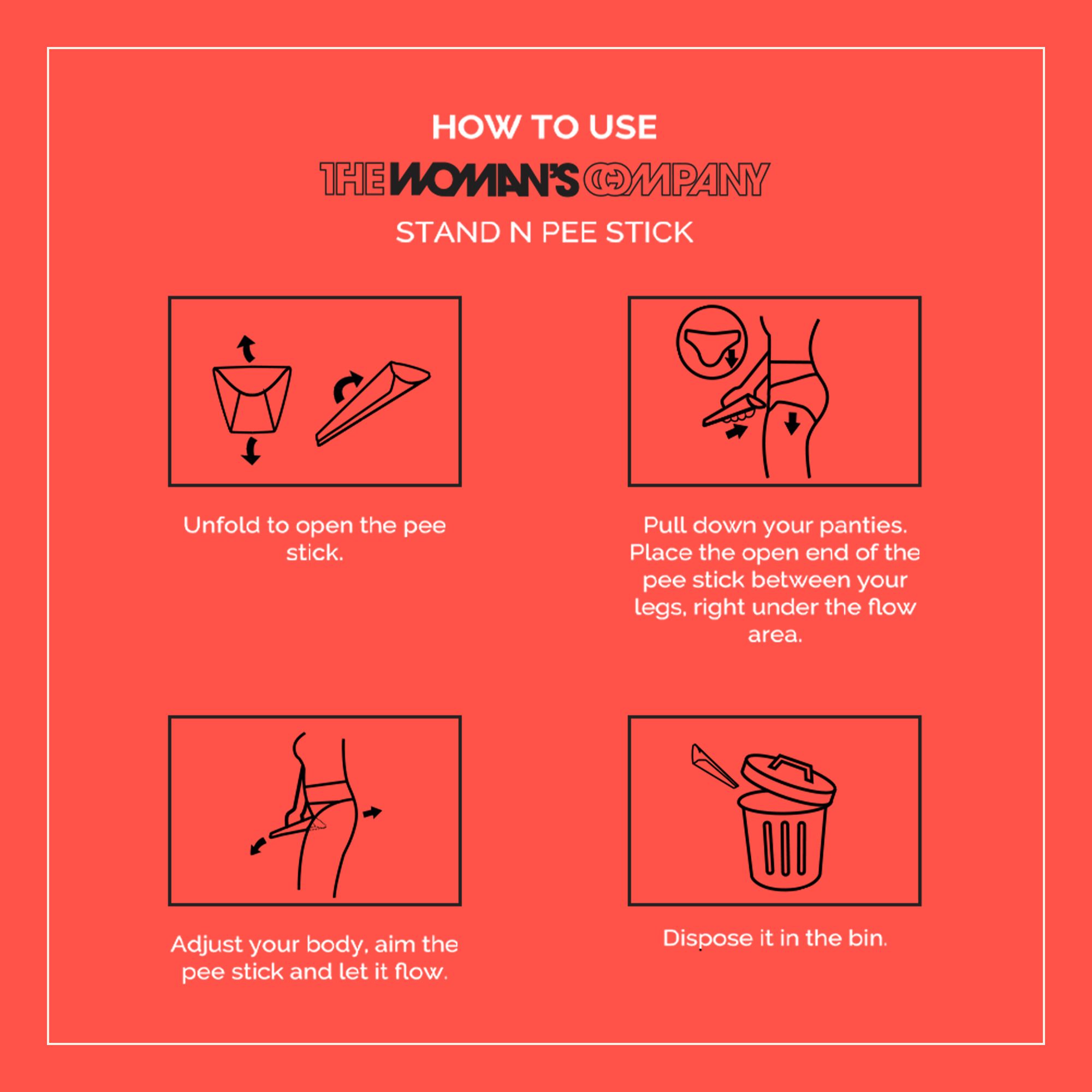 Foxy.in : Buy The Woman's Company Stand And Pee Sticks (20pcs) online ...