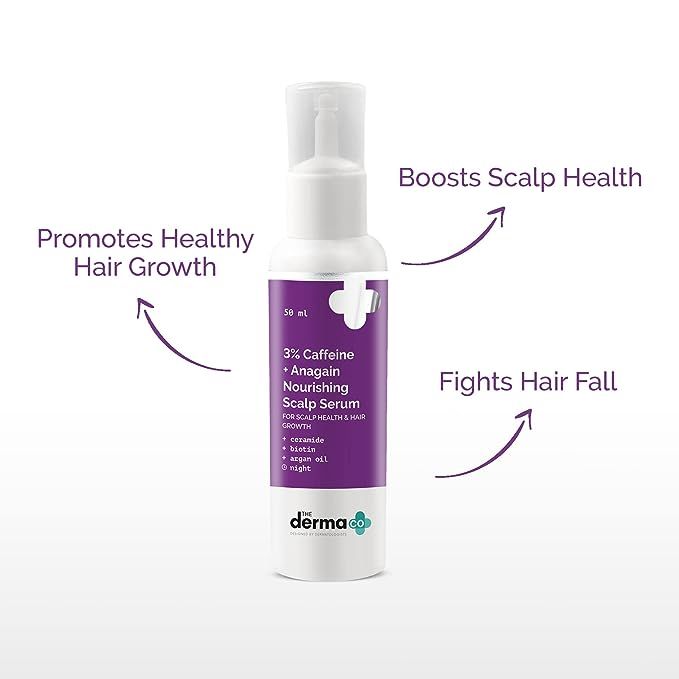 Foxy.in : Buy The Derma Co 3% Caffeine + Anagain Nourishing Scalp Serum ...