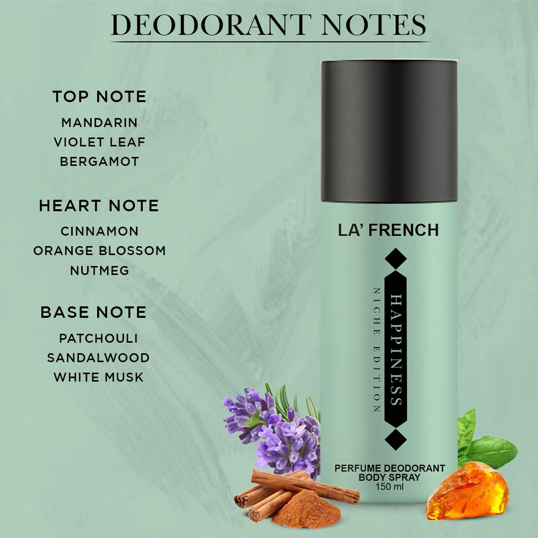 Foxy.in : Buy La French Happiness Niche Edition Deodorant Perfume ...