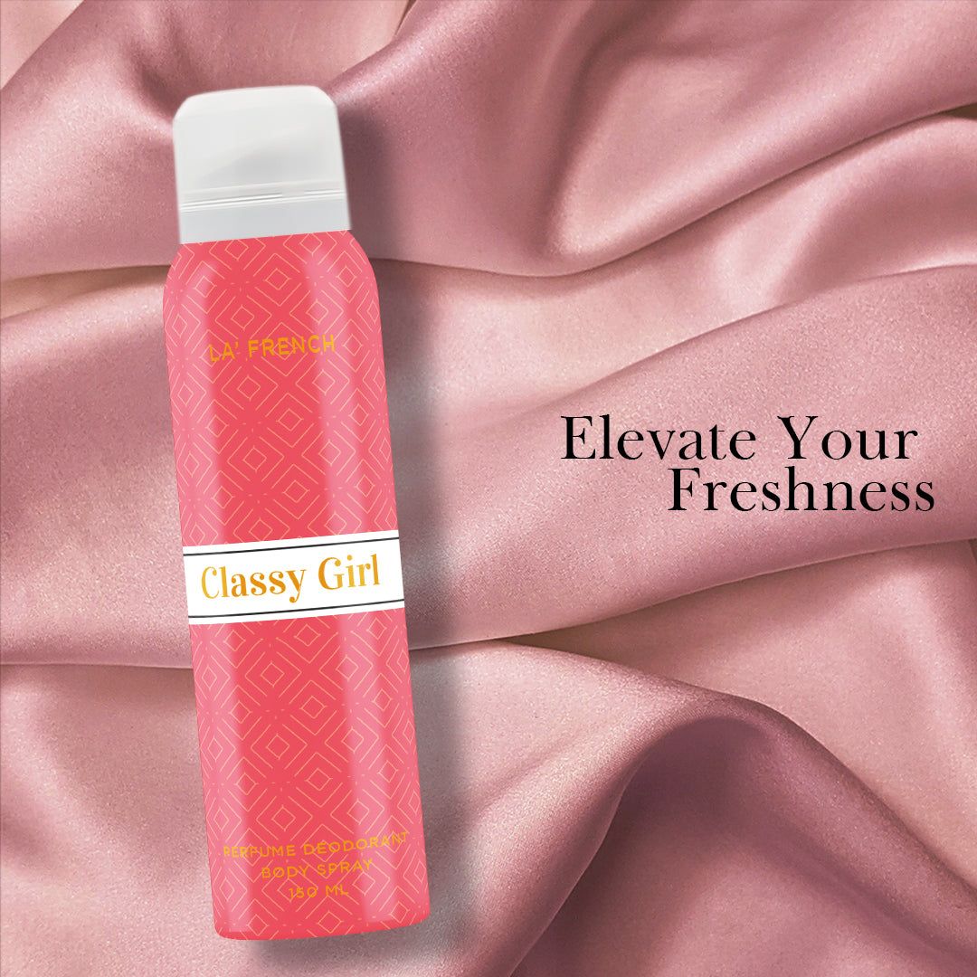Foxy.in : Buy La French Classy Deodorant Body Spray for women- (150ml ...