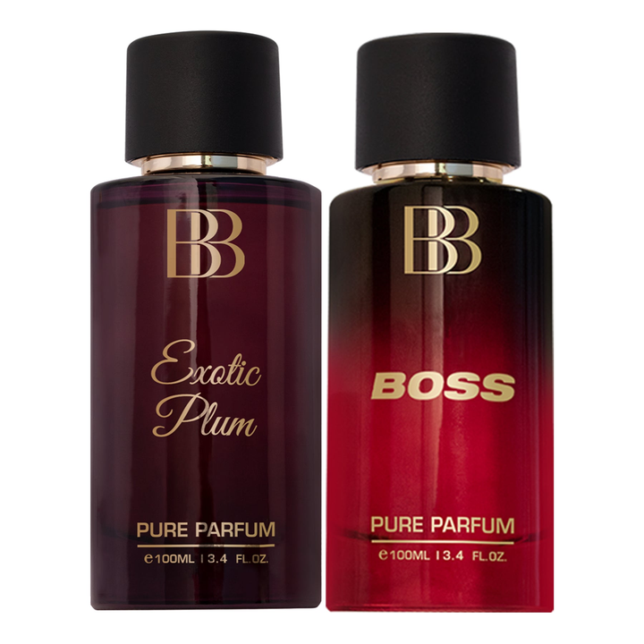 Foxy.in : Buy Bergamot Beaute Exotic Plum & BOSS Pure Perfume Combo for ...