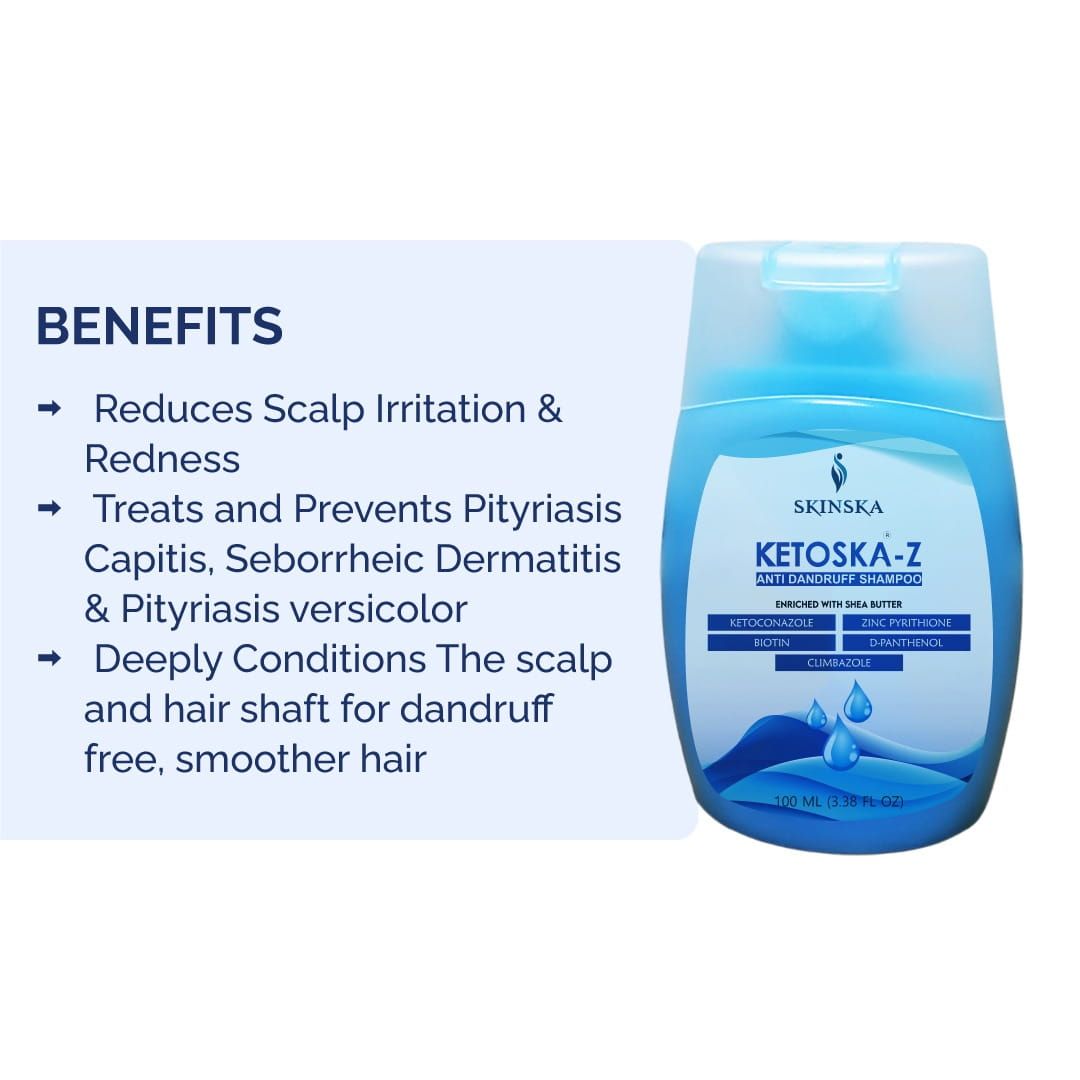Foxy.in : Buy Skinska Ketoska-Z Anti Dandruff Shampoo with 2% ...