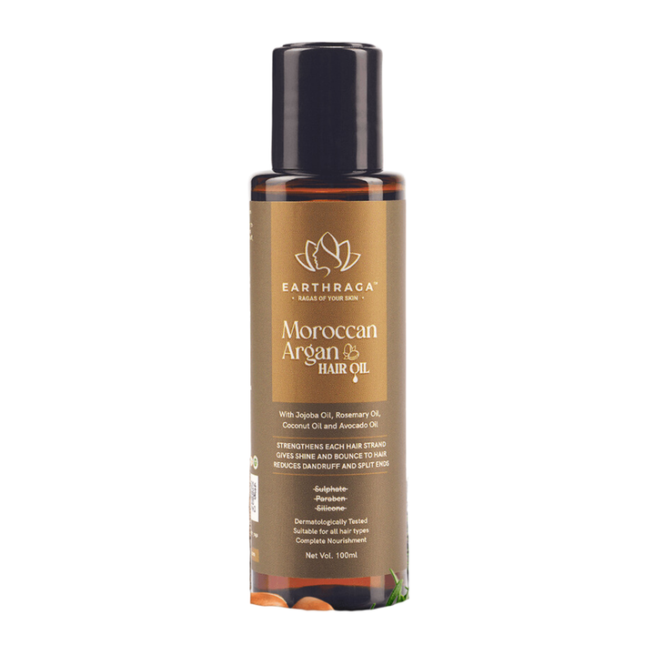 Buy Earthraga Moroccan Argan Hair Oil Online In India On Foxy