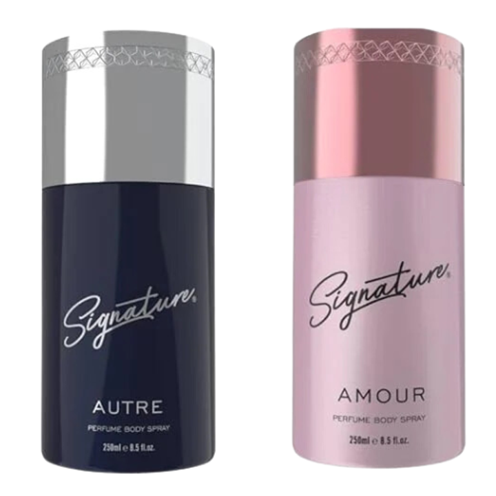 Foxy.in : Buy Signature Combo Autre and Amour Perfume Body Spray (Pack ...