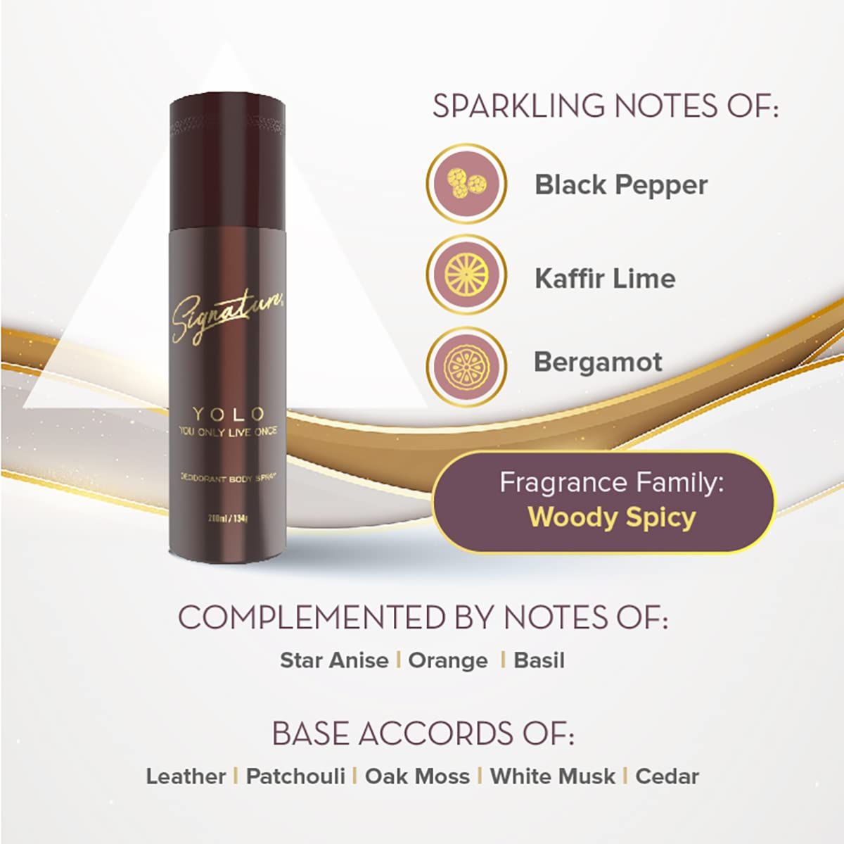 Foxy.in : Buy Signature Yolo Deodorant Body Spray - (200ml x 2) online ...