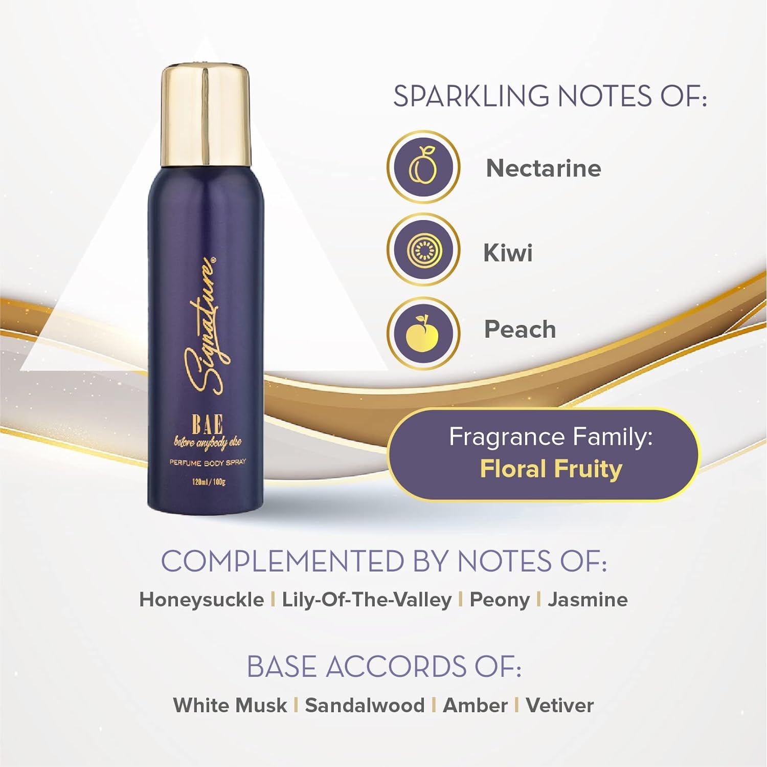 Foxy.in : Buy Signature Bae No Gas Perfume Body Spray (Pack of 3 ...