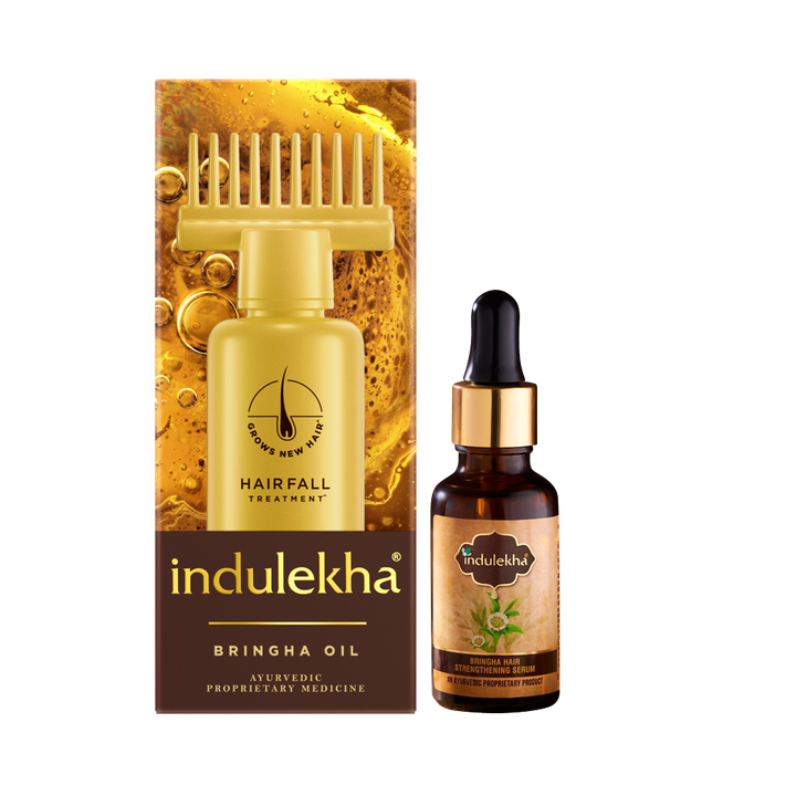 Foxy.in : Buy Indulekha Bringha Oil 50ml + Hair Serum 30ml online in India on Foxy. Free ...